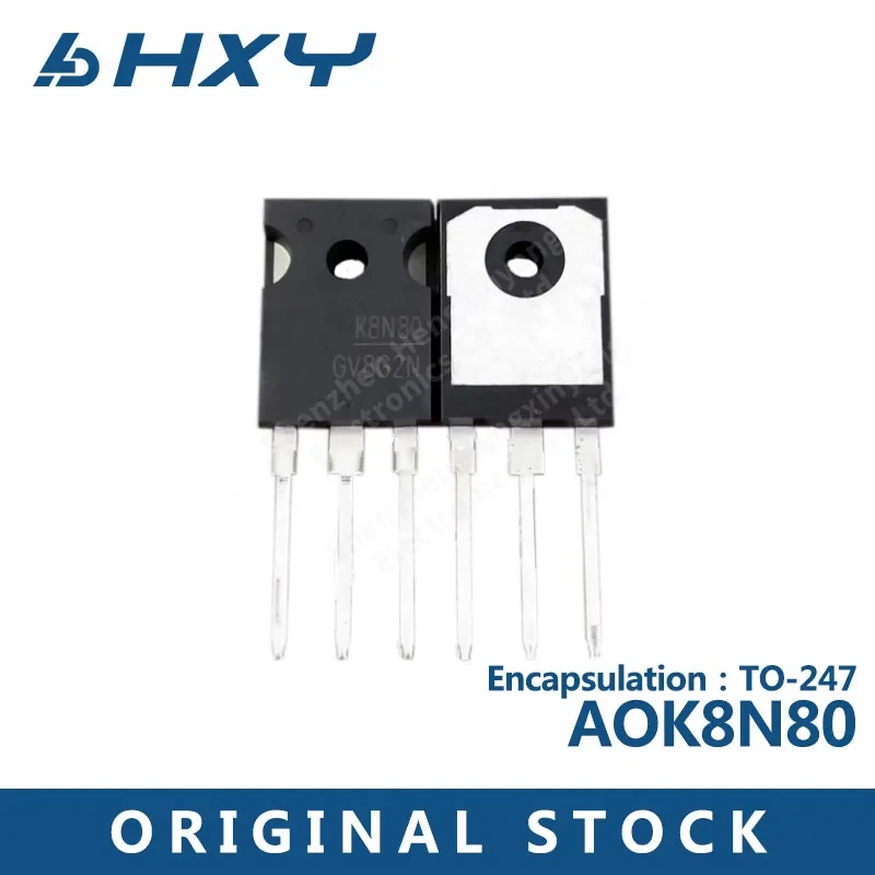 5PCS-AOK8N80-AOK8N80L-TO-247-Original-factory-Field-effect-MOS-tube ...