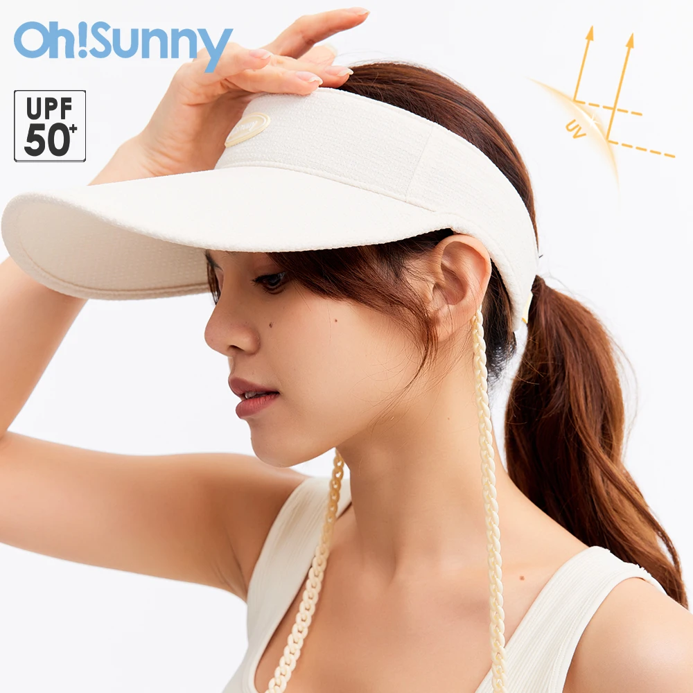 OhSunny-Baseball-Cap-Women-Summer-Fashion-Beach-Sunhat-Wide-Brim-Foldable-Sun-Visor-Caps-for ...