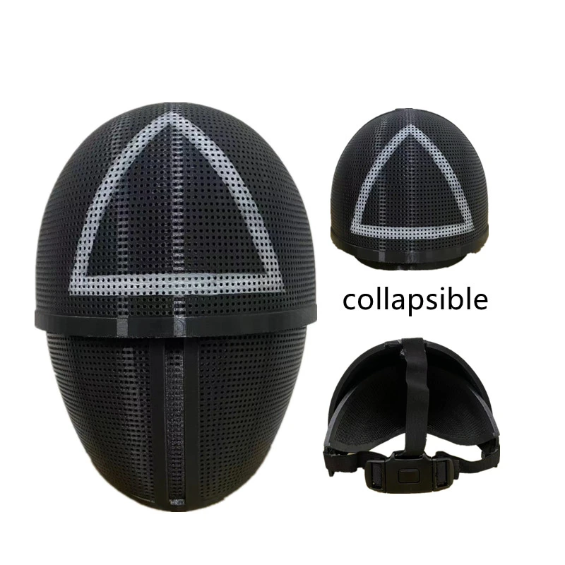 Squid Sliding Folding Mask Role Playing Square Triangle Round Mask ...
