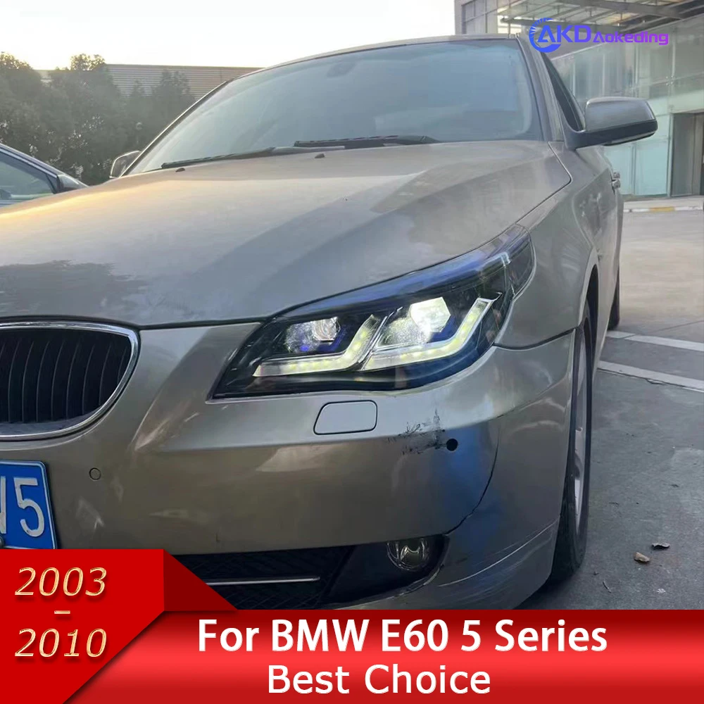 Car-Lights-for-BMW-E60-2003-2010-5-Series-520i-525i-530i-LED-Auto ...