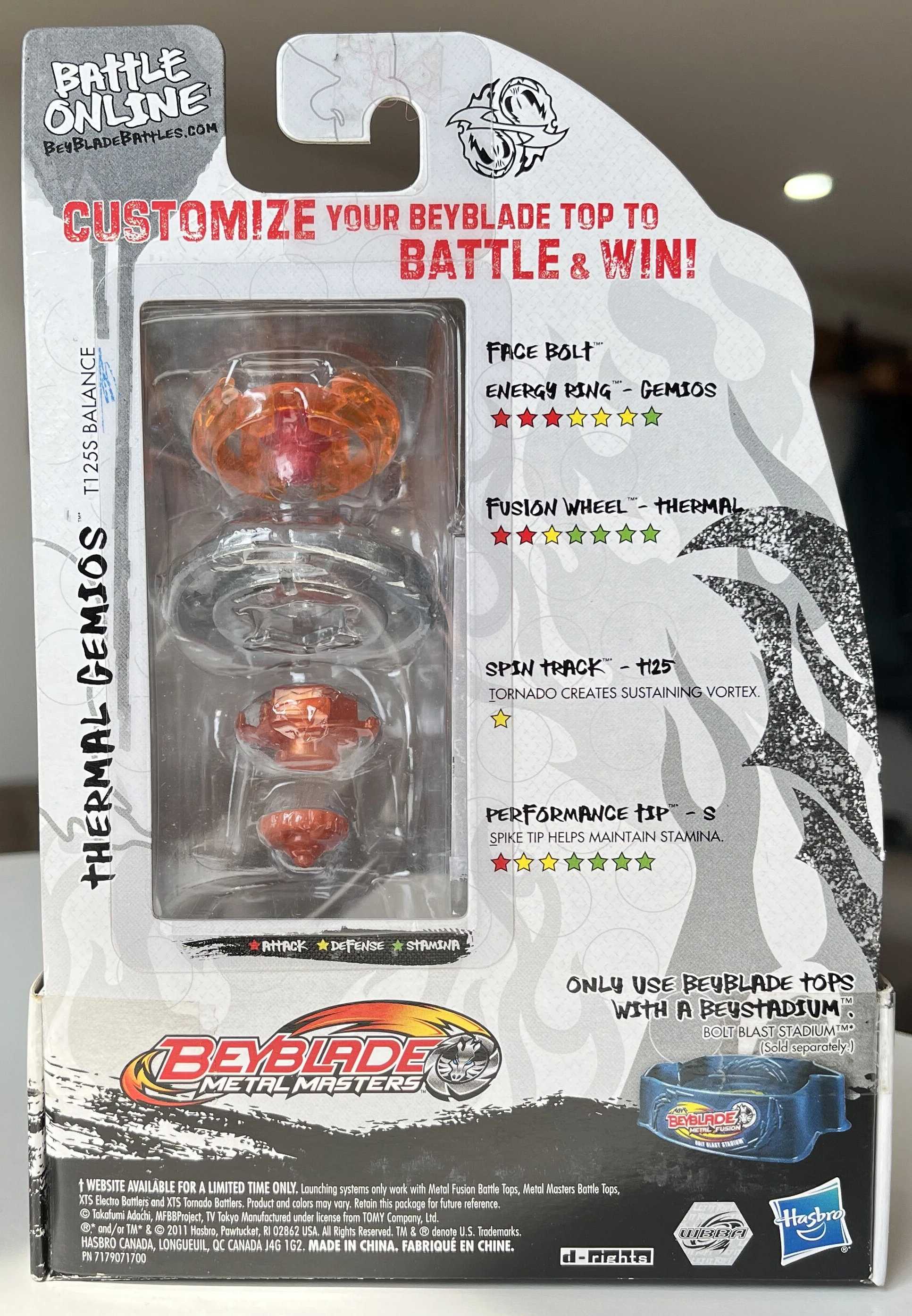 Beyblade Thermal Gemios