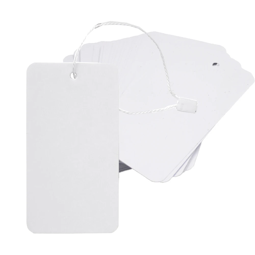 50pcs-4x6-5x9cm-Rectangle-Blank-Plastic-Tags-Blank-Merchandise-Tag-PVC ...