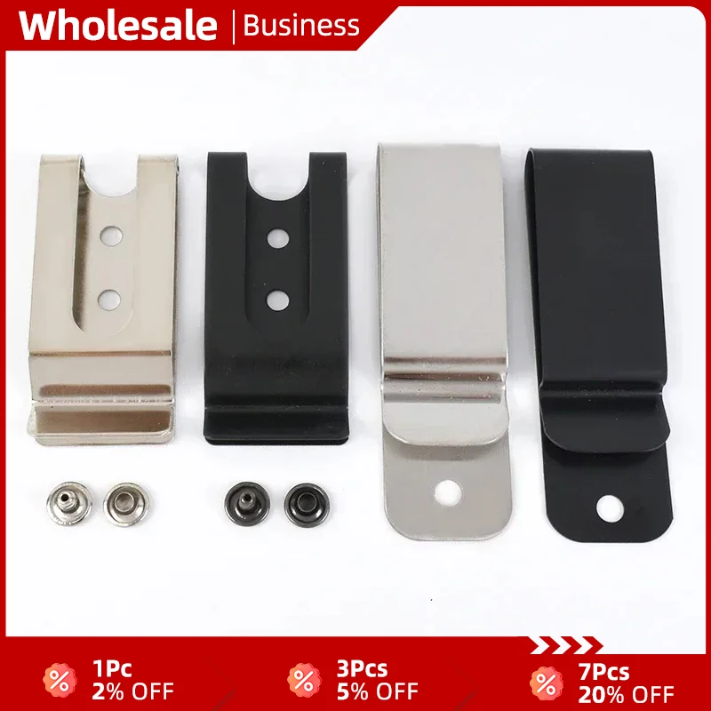 5Pcs-Meetee-Metal-Belt-Clips-Buckle-Double-Holes-Sheath-Spring-Clip ...