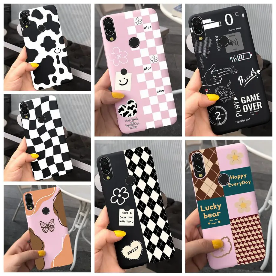 Soft-tpu-silicone-case-para-xiaomi-redmi-note-7-7-pro-7s-p-ra-choques ...