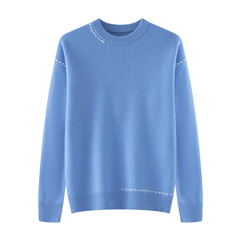 Men-s-100-merino-wool-new-round-neck-cashmere-sweater-thick-warm-high ...