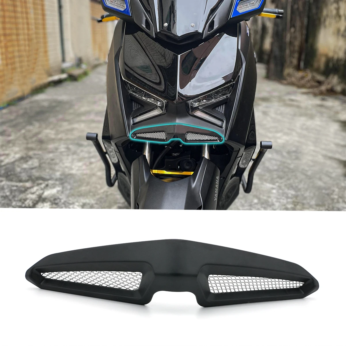Semspeed-For-Yamaha-XMAX250-XMAX-300-2023-2024-Lower-Beak-Lid-Deflector ...