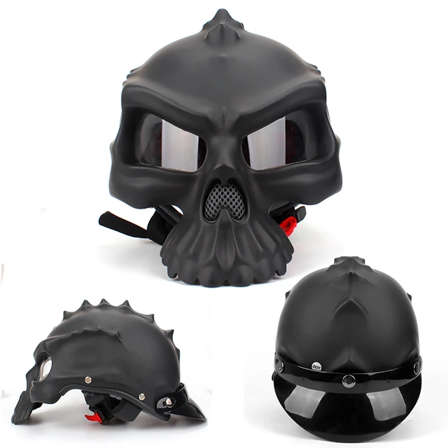 Motorcycle Skull Half Mask