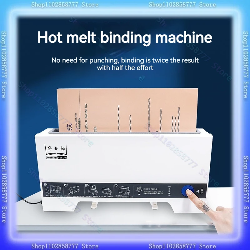 Hot-Melt-Binding-Machine-Ceramic-Heating-Office-Household-Use-No-Need-For-Punching-Contract ...