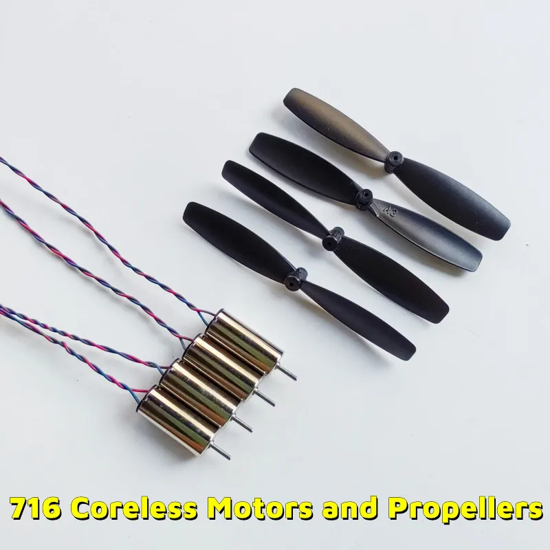 4pcs-lot-3-7V-716-Micro-Coreless-DC-Motors-Propellers-DIY-Helicopter ...