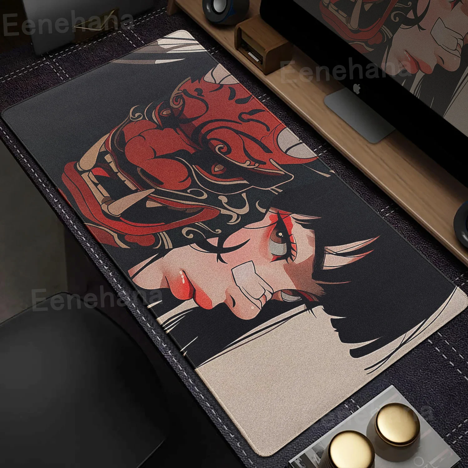 Devil-Mask-Rubber-Mousepad-Anime-Goth-Girls-Gaming-Mouse-Mat-Gamer ...