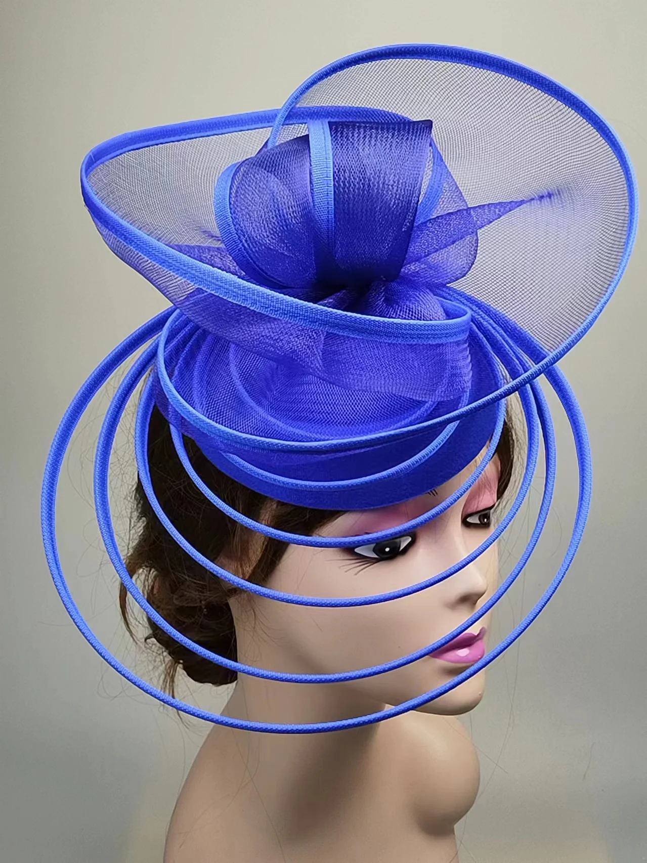Royal-Ascot-Luxury-Fascinator-Hat-Women-Wedding-Headpiece-Mesh-Hat ...