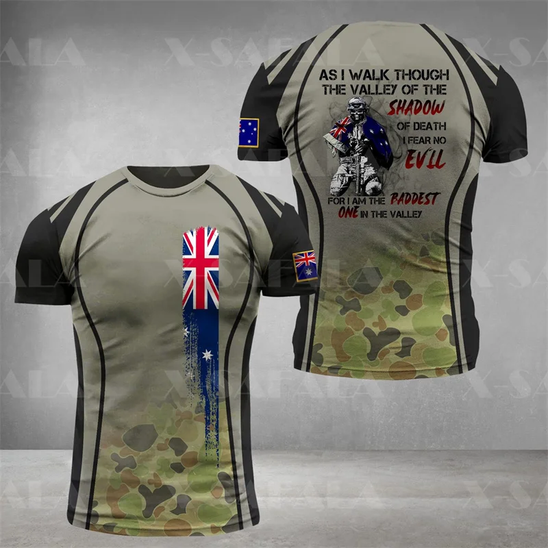 Australia Flag Skull Graphic T Shirt for Men Clothing Aussie Flag T ...
