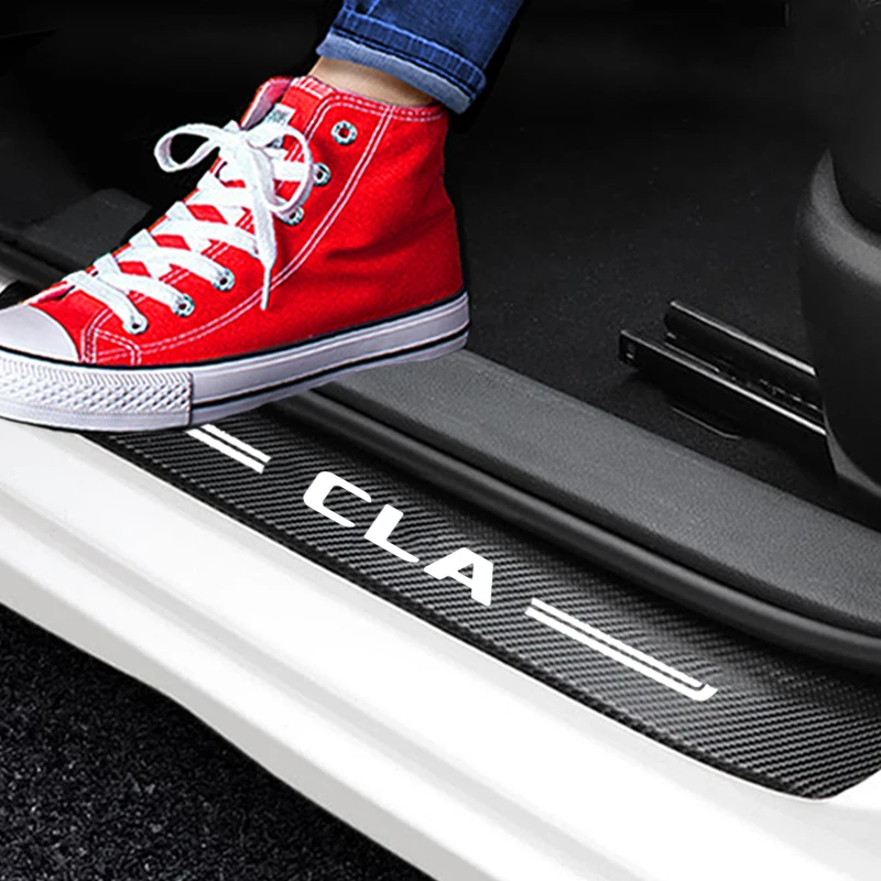 Decals Car Threshold Anti Scratch Tape Sticker for Mercedes Benz CLA ...