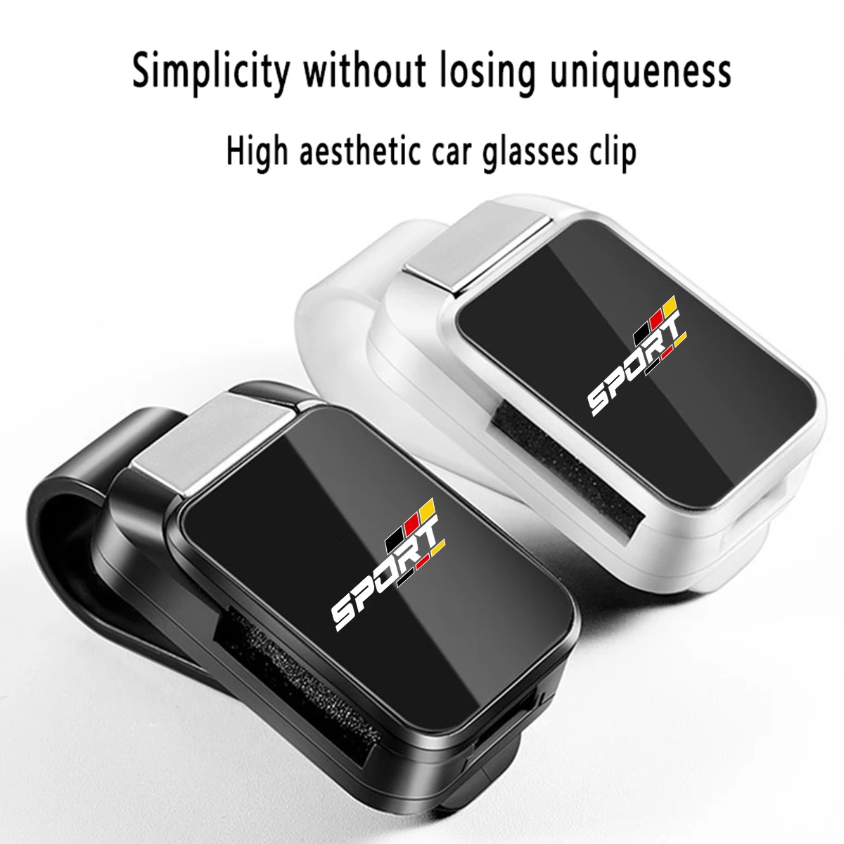 1pc Easy Installation Car Glasses Holder Clip Secure & Visible on Sun ...