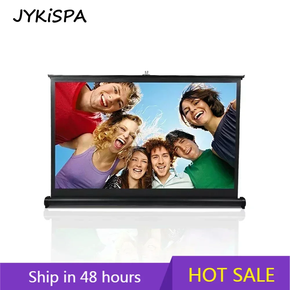 Home-Theater-Projector-Screen-50-Inch-Pull-Up-Movie-Screen-Foldable ...