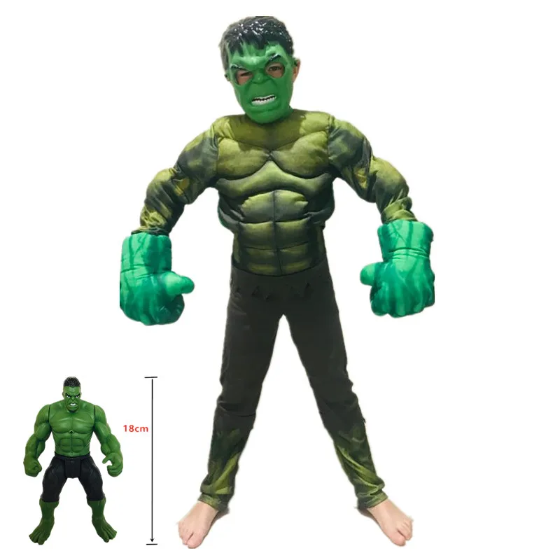 4-12Y-Boy-Hulk-Cosplay-Costume-Kids-Avengers-Mask-Superhero-Jumpsuit ...