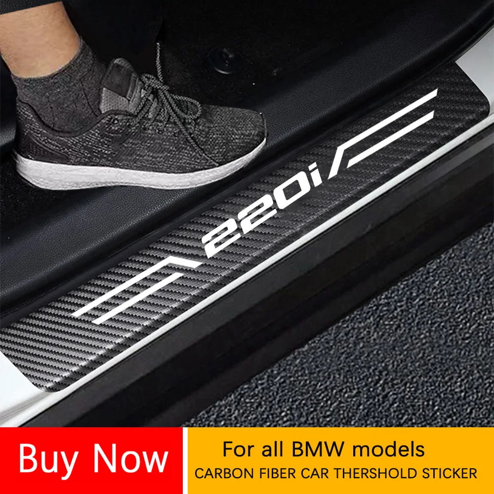 Carbon-Fiber-Auto-T-r-Schwelle-Pedal-Scuff-Platte-Aufkleber-F-R-BMW-F22 ...