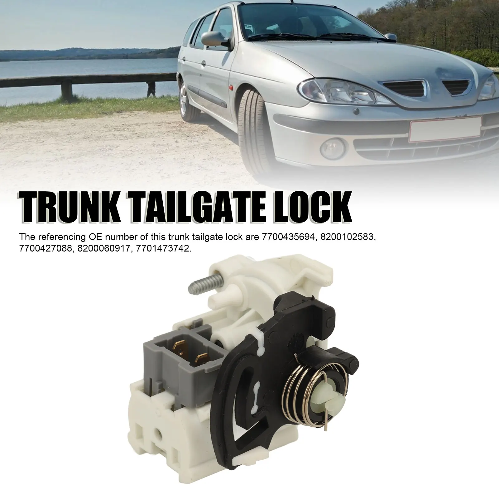 Trunk Tailgate Actuator Solenoid 7700435694 8200102583 Boot Central ...