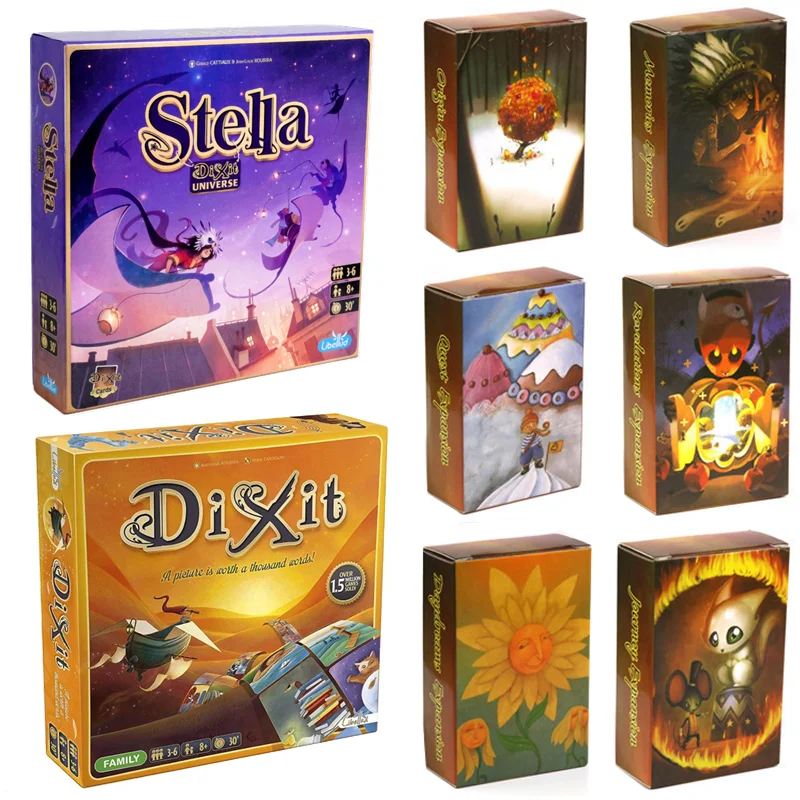 Dixit Stella Univerus English Board Game Dixit Expansion Journey ...