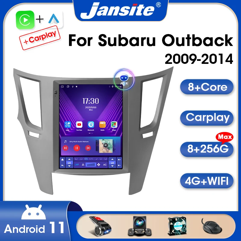 Jansite Android 11 Car Radio For Subaru Outback 3 Legacy 4 2009-2014 8g ...