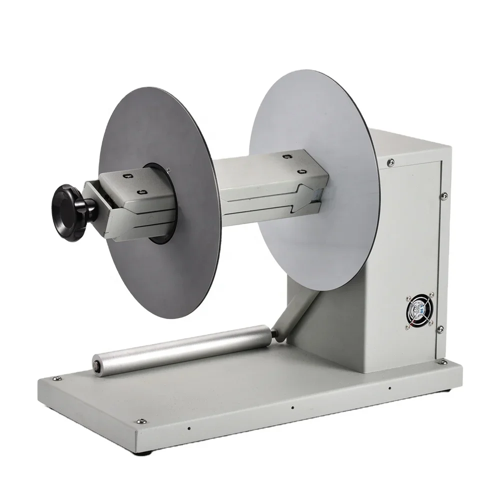Small roll table top label slitter rewinder machine roll to roll ...