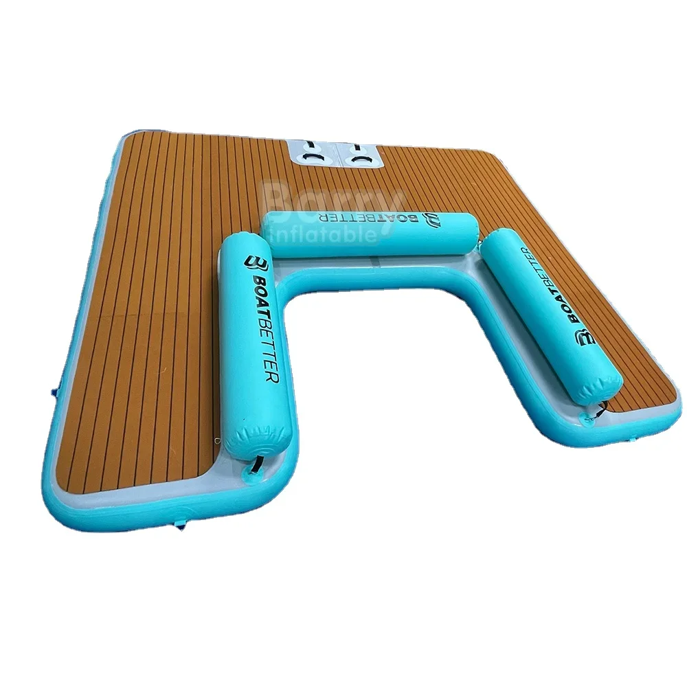 Custom-Make-Luxury-Water-Inflatables-Activities-dock-inflatable ...