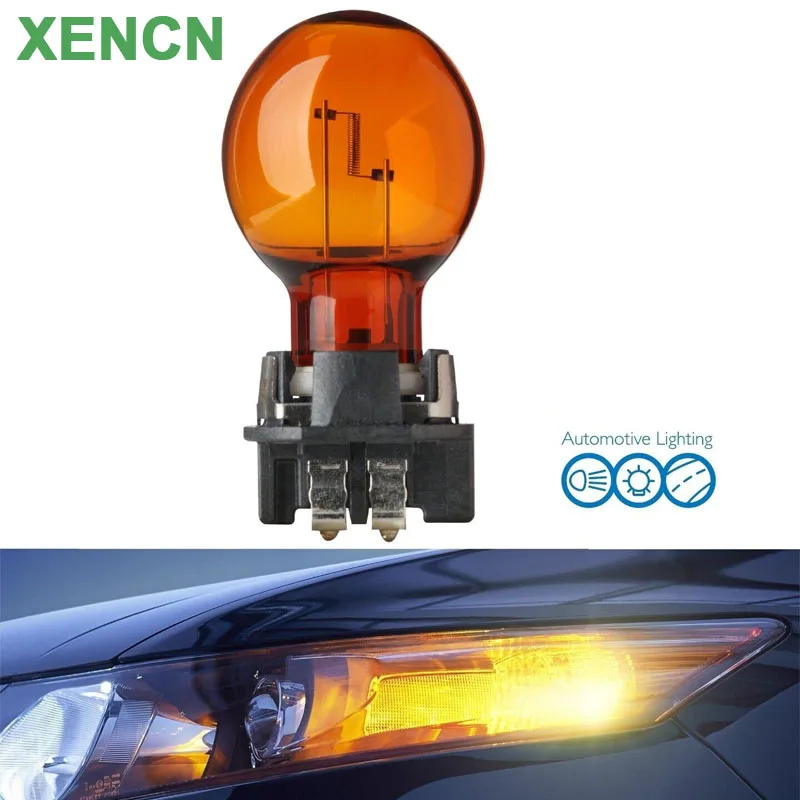 XENCN Amber Turn Signal Light Bulb 12181NA PWY24W 12V 24W Car Front ...