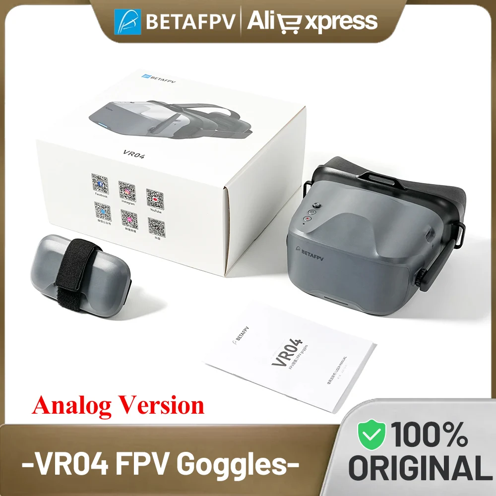 BETAFPV VR04 FPV Goggles-Analog Version 800*480px HD High Brightness ...