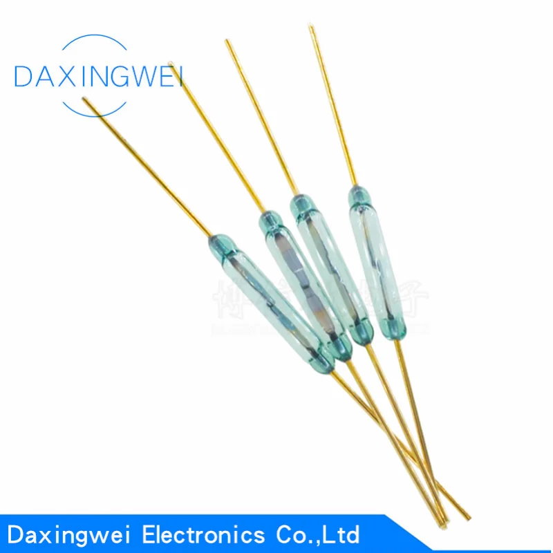 10pcs MKA 14103 Reed Switch Dry Reed Tube Magnetic Switch 2*14mm ...