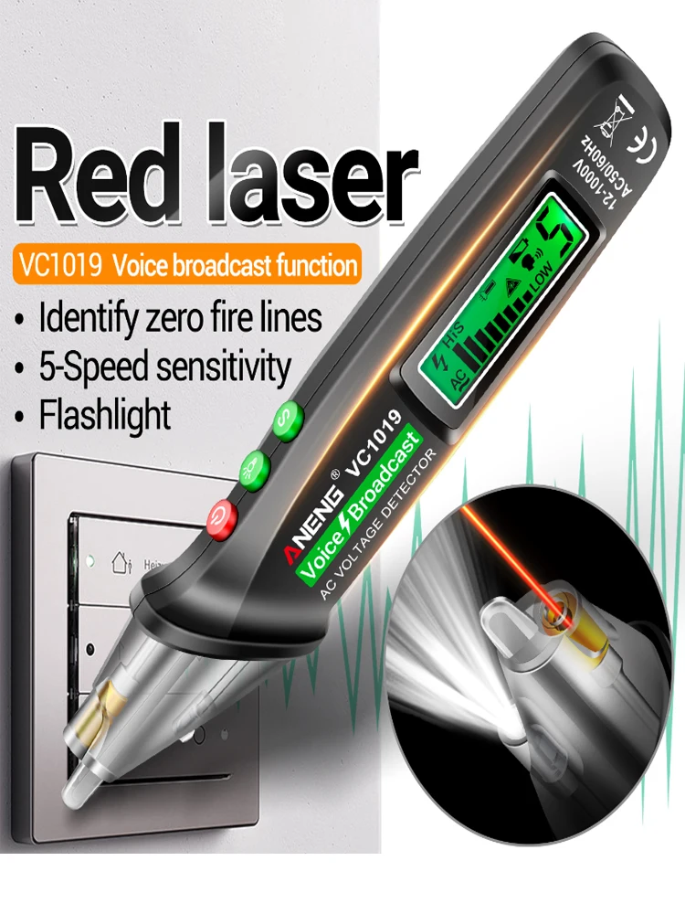 ANENG-VC1019-LCD-Digital-Test-Pen-Non-contact-Voice-Broadcast-Tester ...