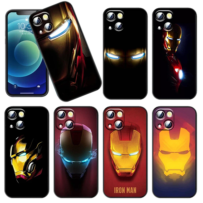 Marvel Avengers Super Iron Man Phone Case For Apple Iphone 14 13 12 11 ...