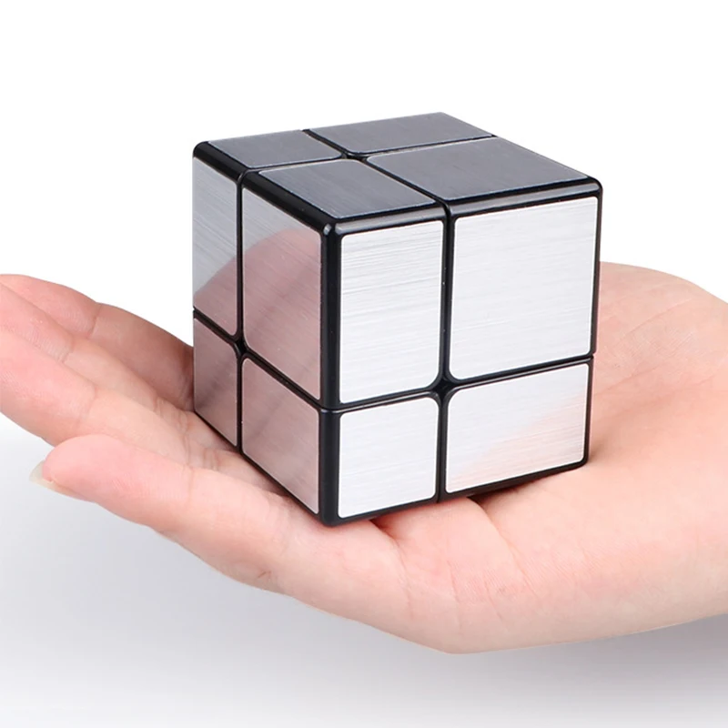 Qi-Yi-2x2x2-3x3x3-Magic-Mirror-Cube-Gold-Silver-Professional-Speed ...