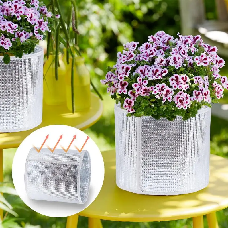 5Pcs-set-Outdoor-Insulation-Film-Plant-Pots-Covers-Winter-Plants-Flower ...
