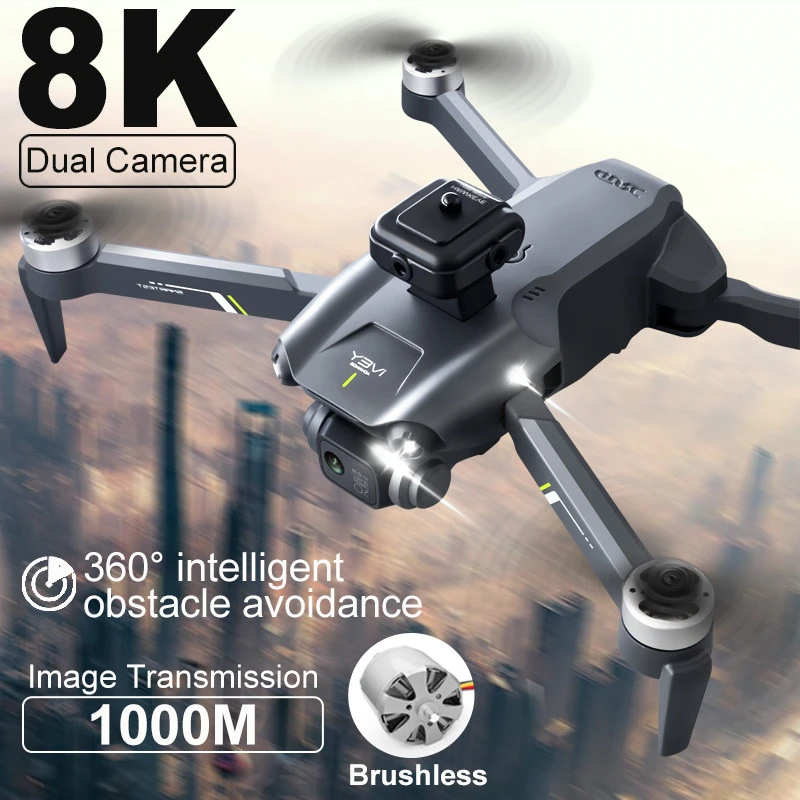 New V28 Pro Drone 4k Professinal 8k Hd Camera Wifi Fpv Drones Obstacle Avoidance Quadcopter Rc ...