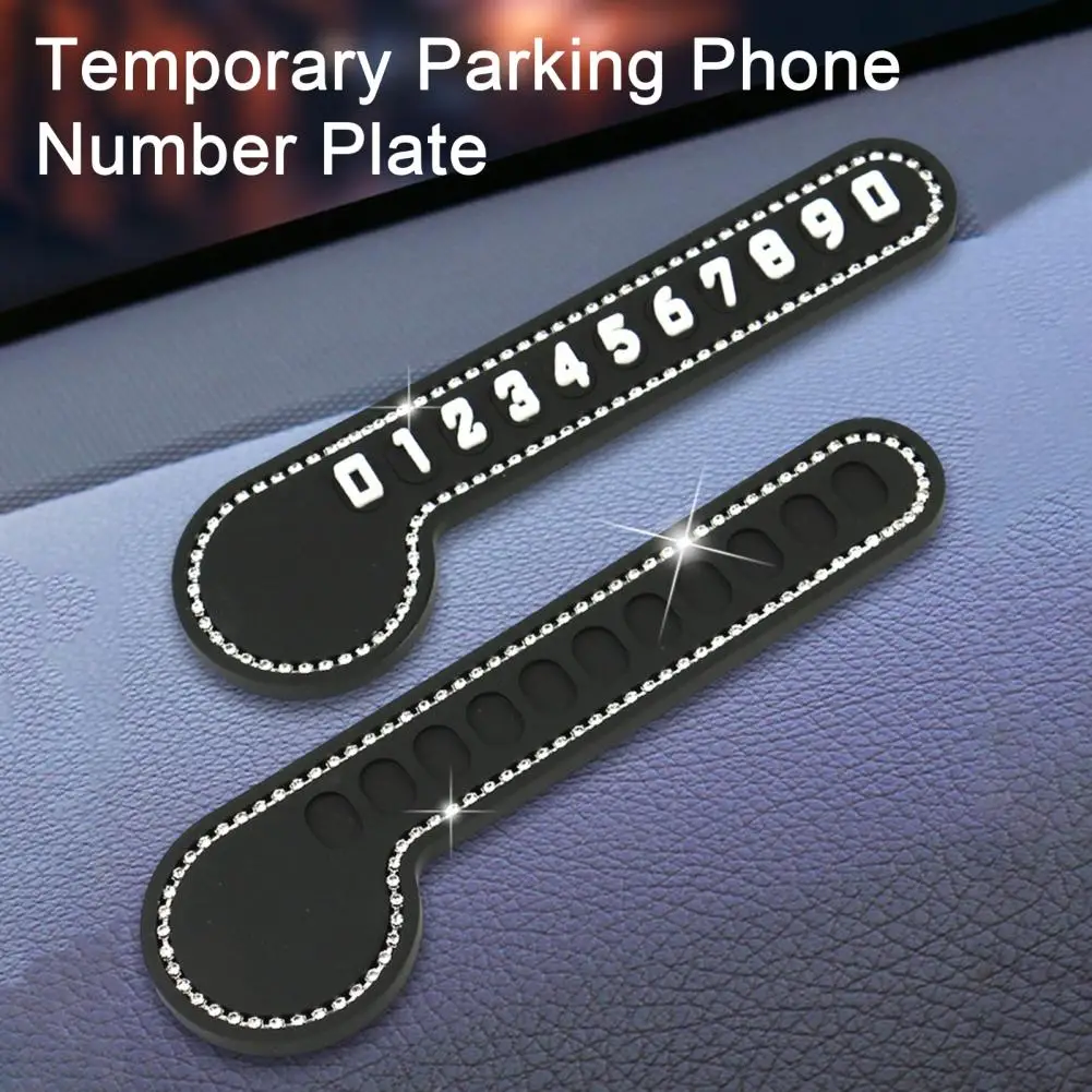 Temporary-Parking-Sign-1-Set-Durable-Temperature-Resistant-Slots-Design ...