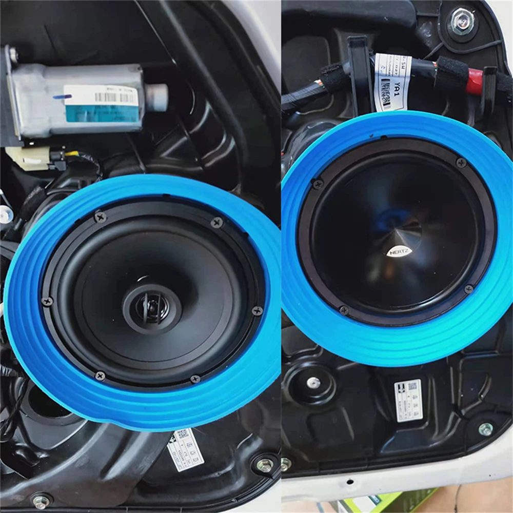 1pcs Car Audio Protection Pad Rubber Speaker Horn Waterproof Cover 6.5 ...