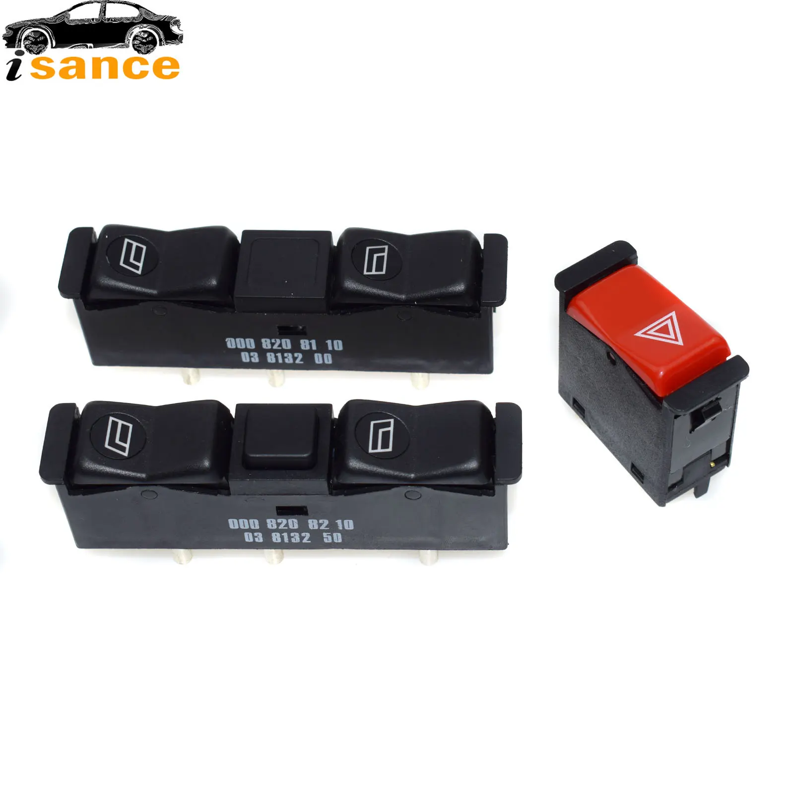 Front Left Right Power Window Switch Hazard Flasher Switch for Mercedes ...