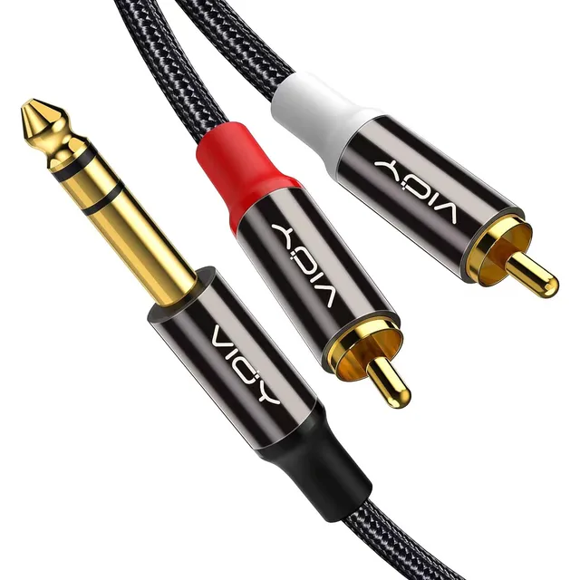 1/4 To Rca Adapter XLR Female Convert To Dual RCA Male Stereo Cable Rca ...