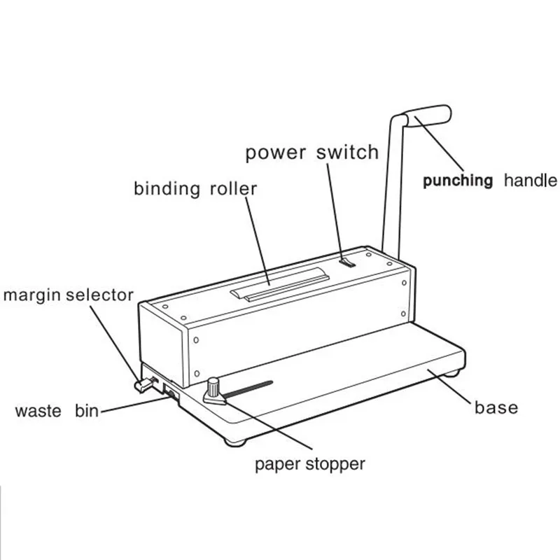 Electric Spiral Binding Machine
