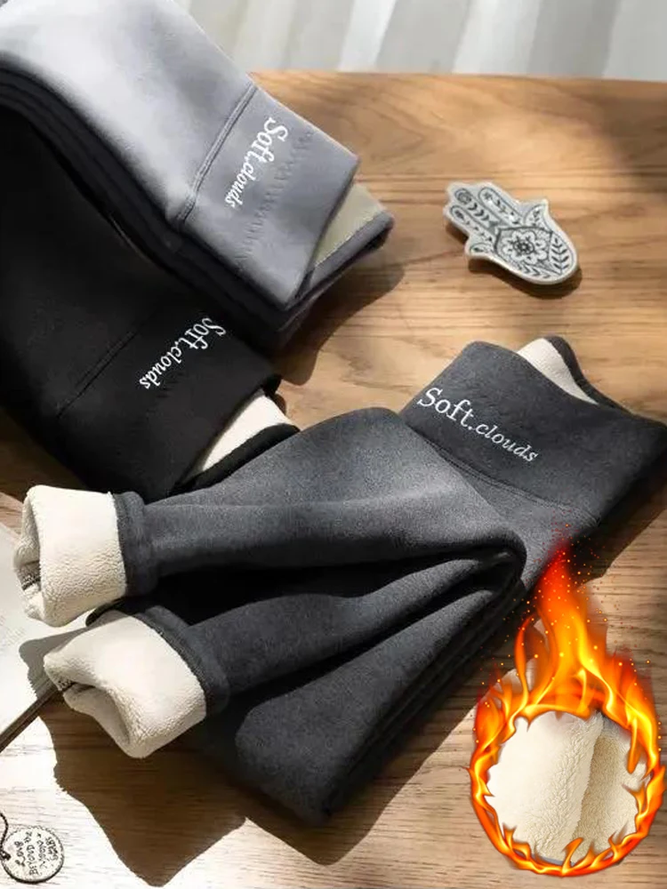 Mallas-Extra-gruesas-y-c-lidas-con-forro-polar-para-mujer-Jeggings-el ...