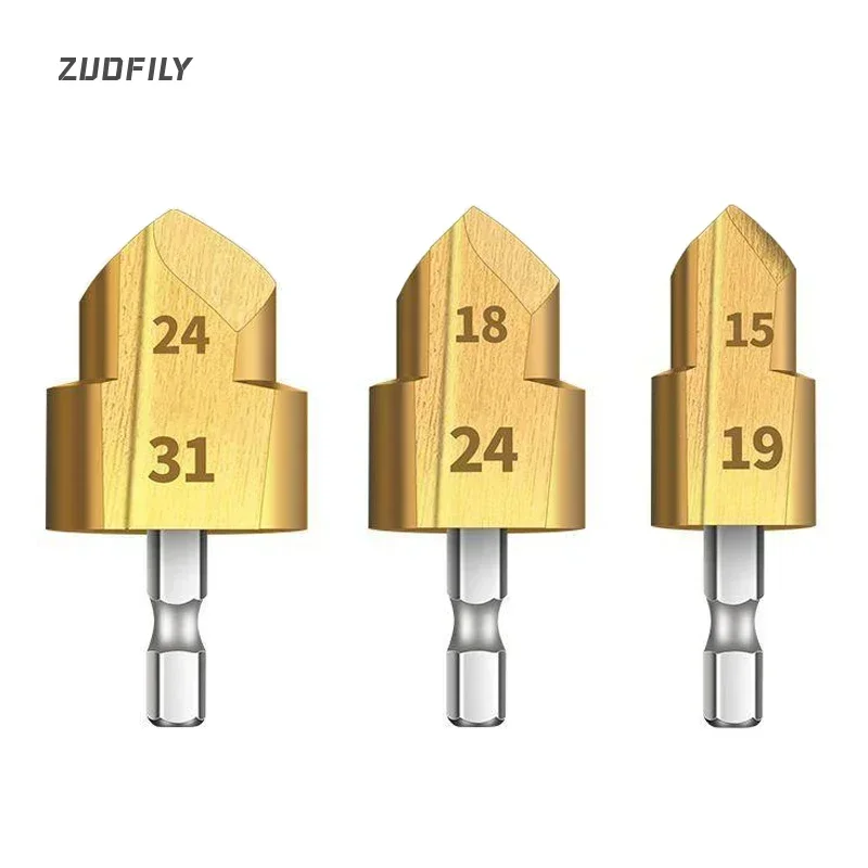 20/25/32mm PPR Lifting Stepped Drill Bit HSS Step Drill Head Hex Shank ...