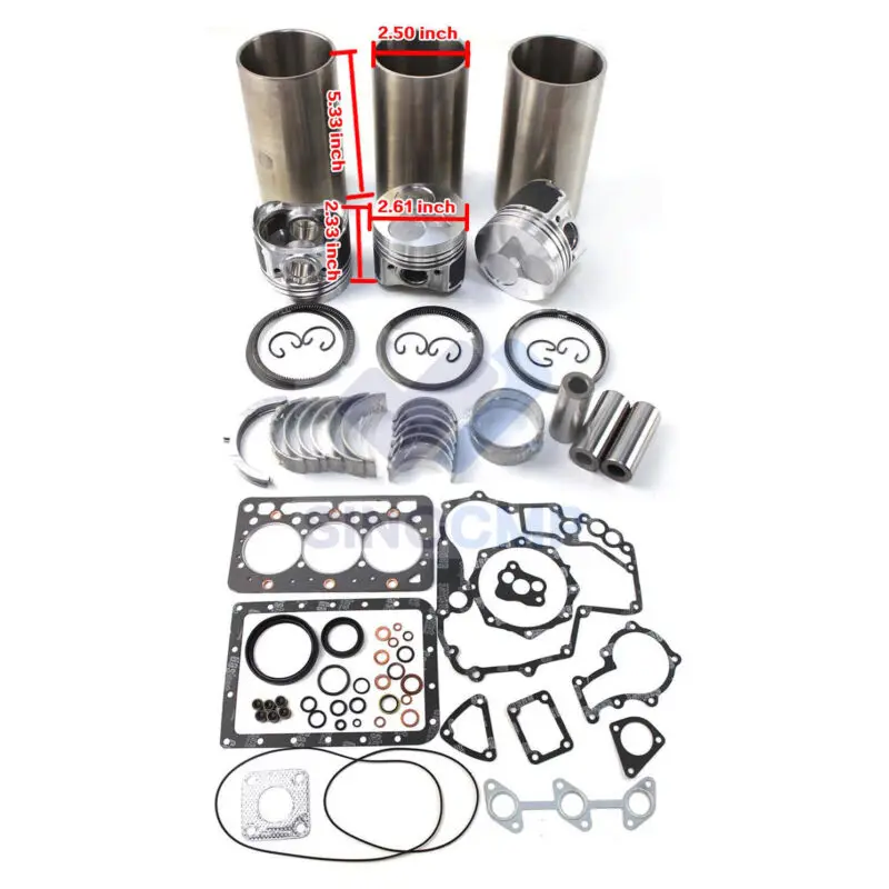 D722 D722EBHE Engine Overhaul Rebuild Kit for Kubota D722E Engine ...