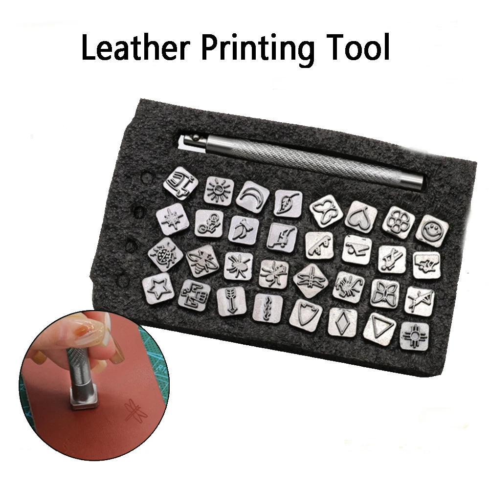 Leather-Stamping-Printing-Tools-Kit-Alloy-Stamp-Punch-Metal-Stamp-Set ...
