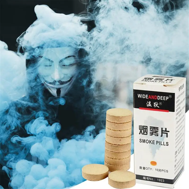 White-Smoke-Piece-Smoke-Cake-White-Smoke-Effect-Show-Round-Bom-b ...