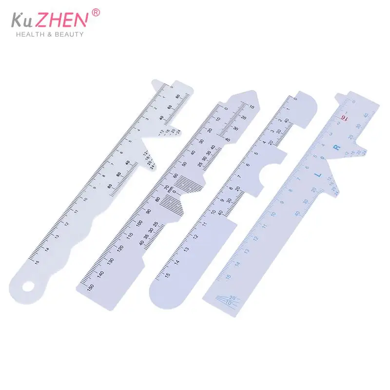 4 Pcs/Set Mengukur Optik Vernier PD Penguasa Murid Jarak Meter Mata ...