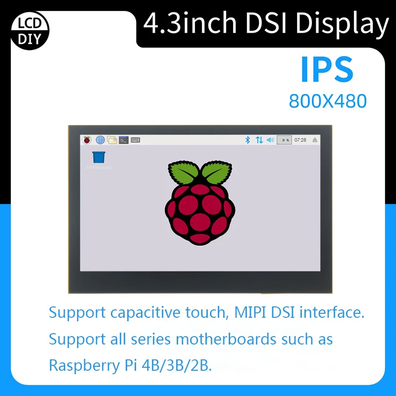 Raspberry-Pi-4-3-inch-5-inch-7-inch-capacitive-touch-screen-MIPI-DSI ...