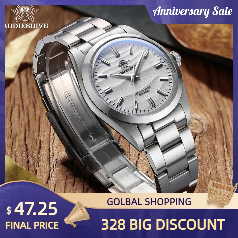 ADDIESDIVE-AD2030-Mens-Watch-36mm-Stainless-Steel-Reloj-Hombrel-Dive ...