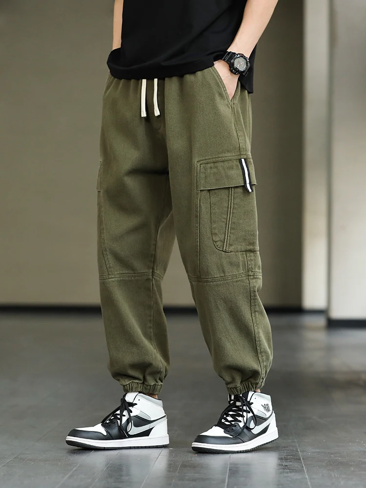 2023-neue-M-nner-Outdoor-Harems-hose-Multi-Taschen-Jogging-hose-Baumwolle-Baggy-Jogger-Cargo ...