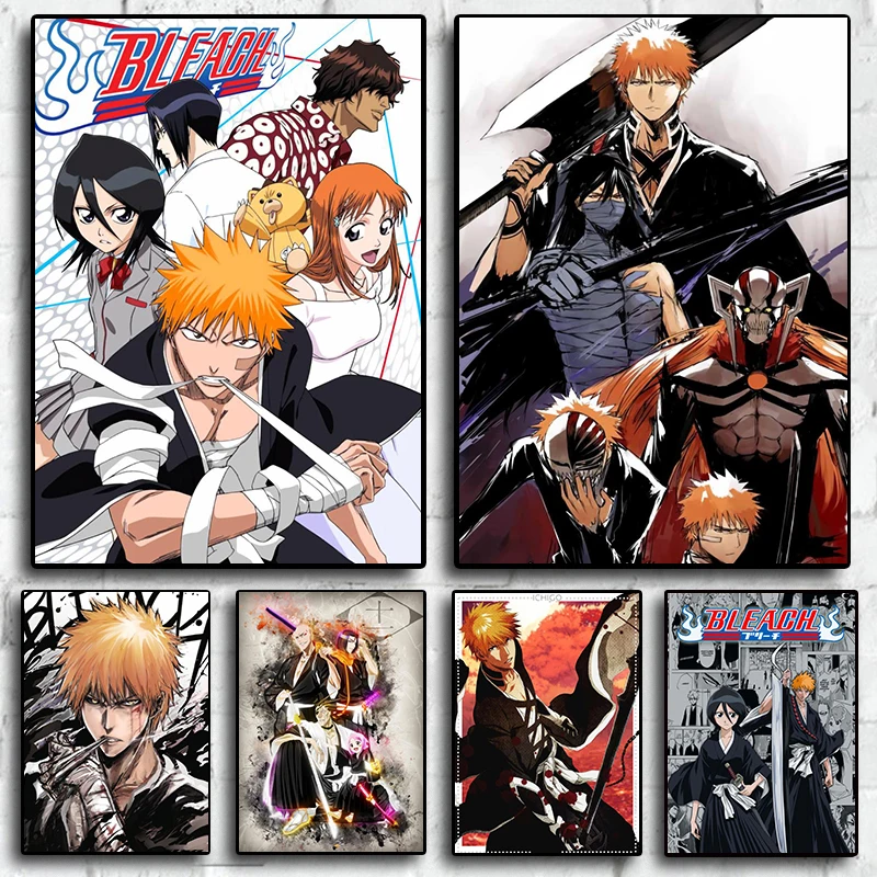 Japan-Cartoon-Anime-Figure-Bleach-Comic-Print-Posters-Gift-For-Room ...