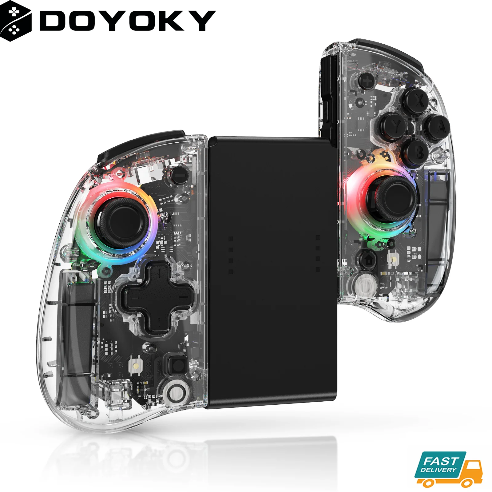 DOYOKY-Classic-Joycon-switch-controller-Transparent-Discovery-for ...